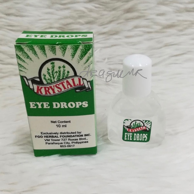 Krystall EyeDrops 10ml | Shopee Philippines