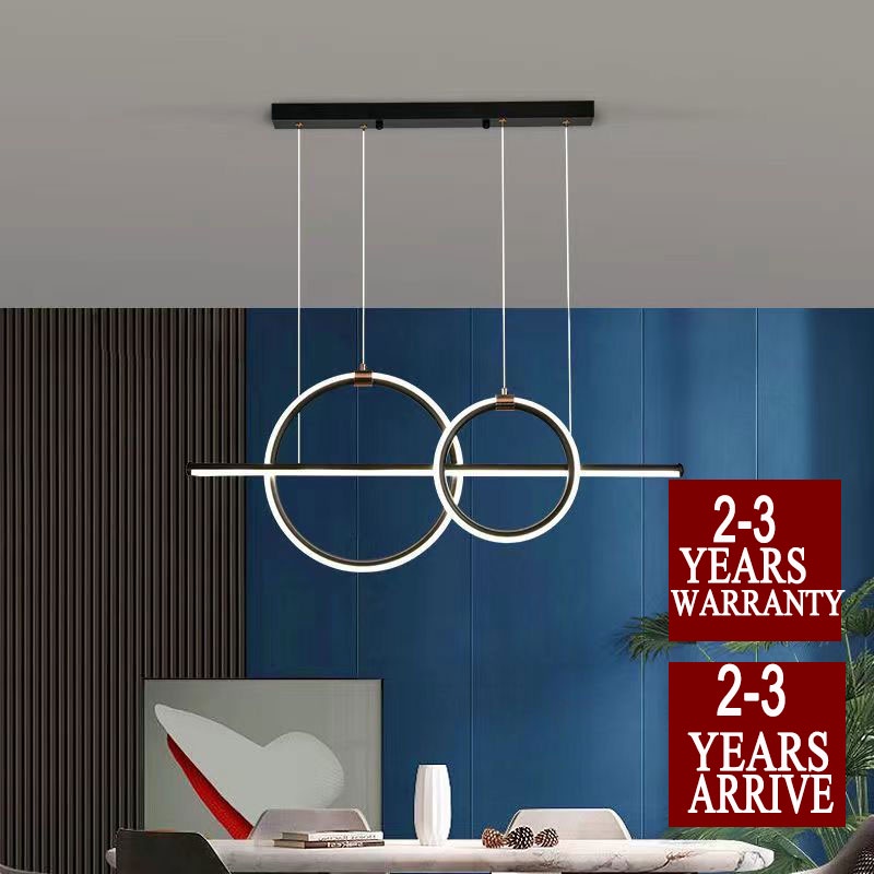 YHLAMP Modern Design LED Tricolor Chandelier Ceiling Light Kitchen ...
