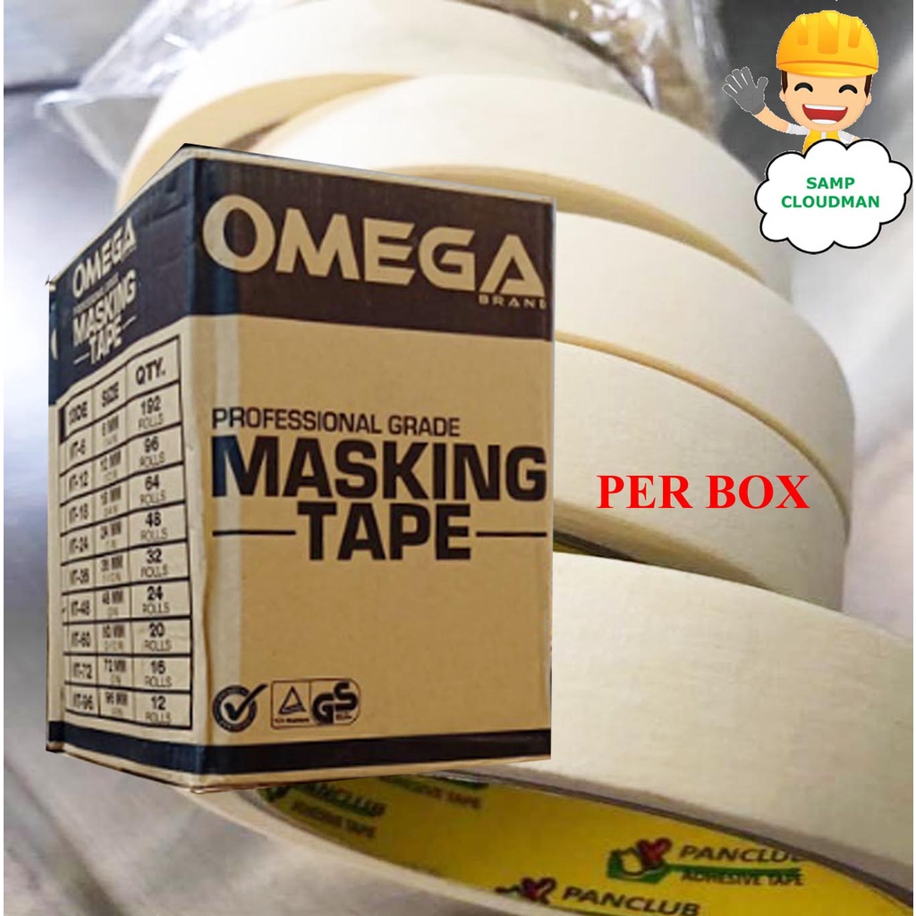 Wholesale Masking Tape 1/2 3/4 1 1-1/2 2 inches per Box | Shopee ...