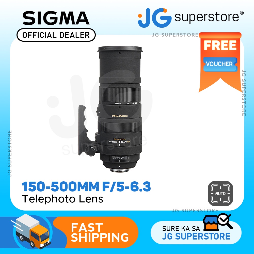 Sigma 150-500mm f/5-6.3 Optical Image Stabilization APO DG HSM Lens for ...