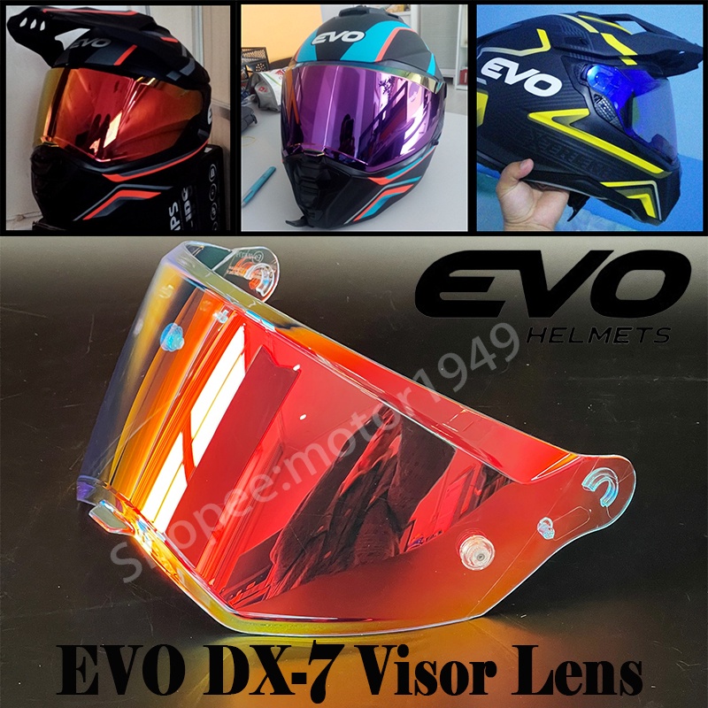 EVO DX-7 HVA DX-7 Full Face Visor Lens Revo Lens FIt for EVO DX-7 Dual ...