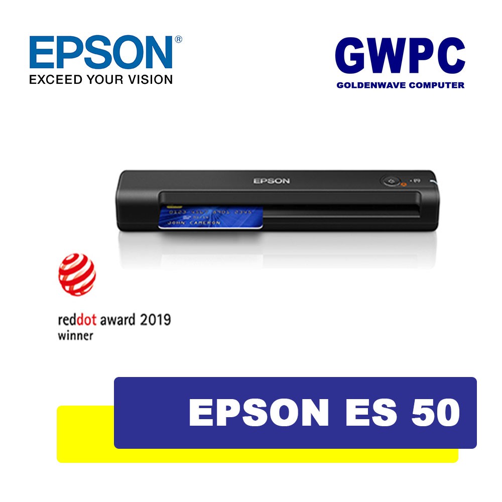 Epson WorkForce ES-50 Portable Sheetfed Document Scanner ES50 ES 50 | Shopee Philippines