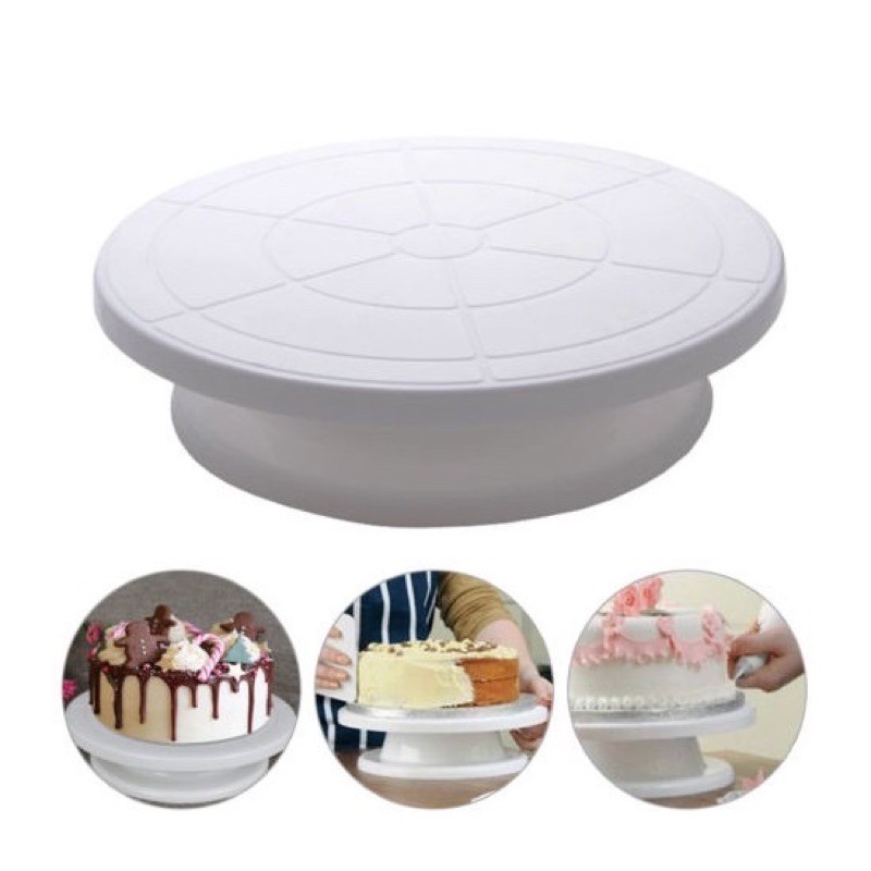 plastic rotation cake turntable cake stand | Shopee Philippines