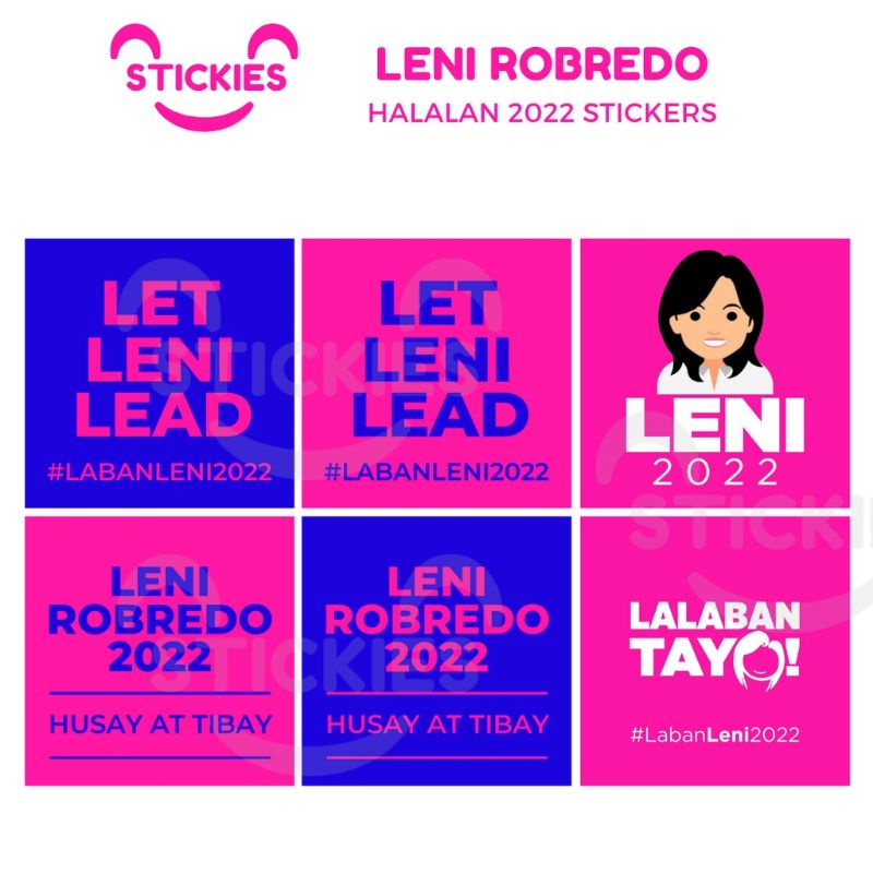 Laban Leni 2022 Stickers | Shopee Philippines