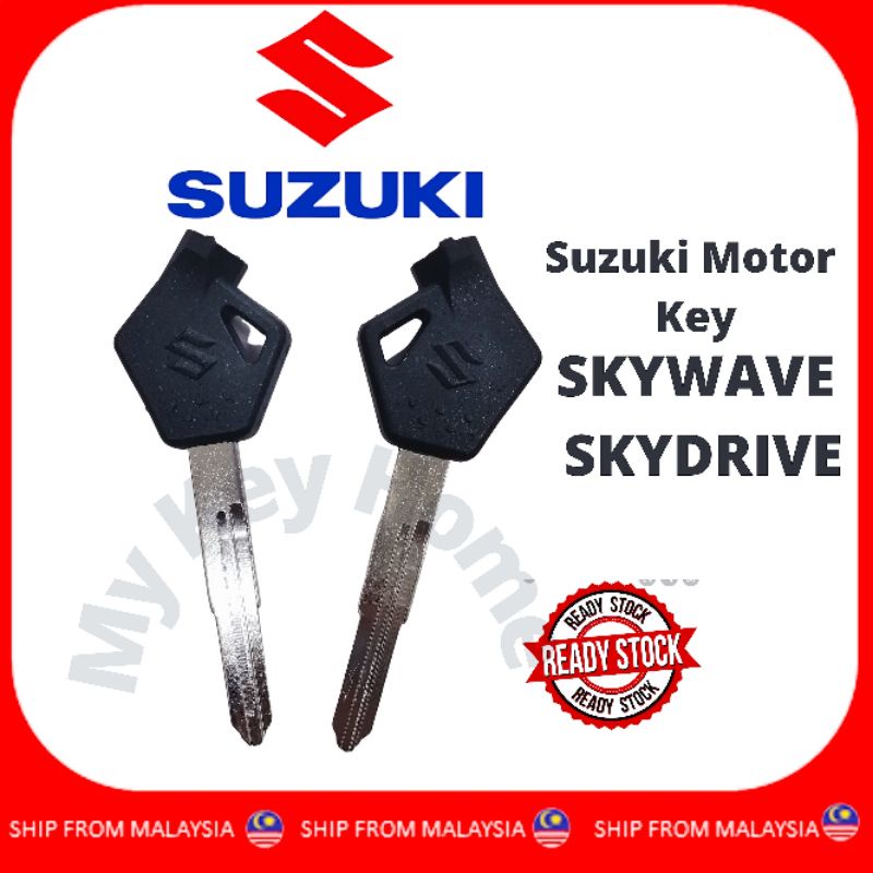 Suzuki SKYWAVE, SKYDRIVE, motor Uncut key Blank SZ23MAP | Shopee ...