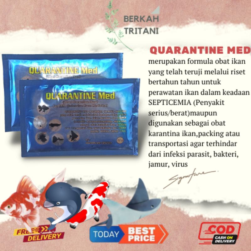 Quarantine Med Original Fish Medicine Fish Packing | Shopee Philippines