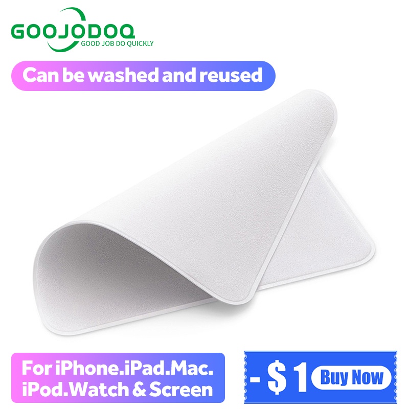 GOOJODOQ Polishing Cloth For iphone case Screen Cleanihg Cloth For iPad ...
