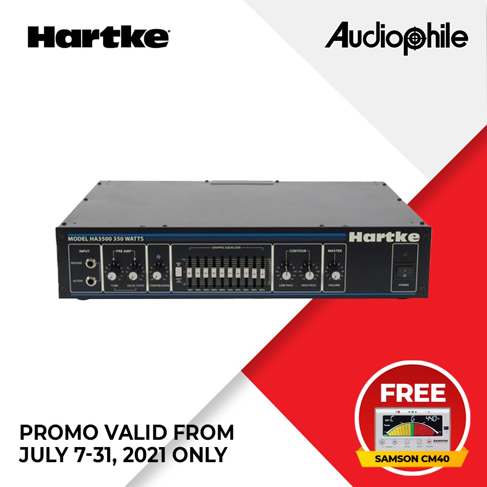 Hartke HA3500 Bass Amplifier Rack Ears included | Shopee Philippines