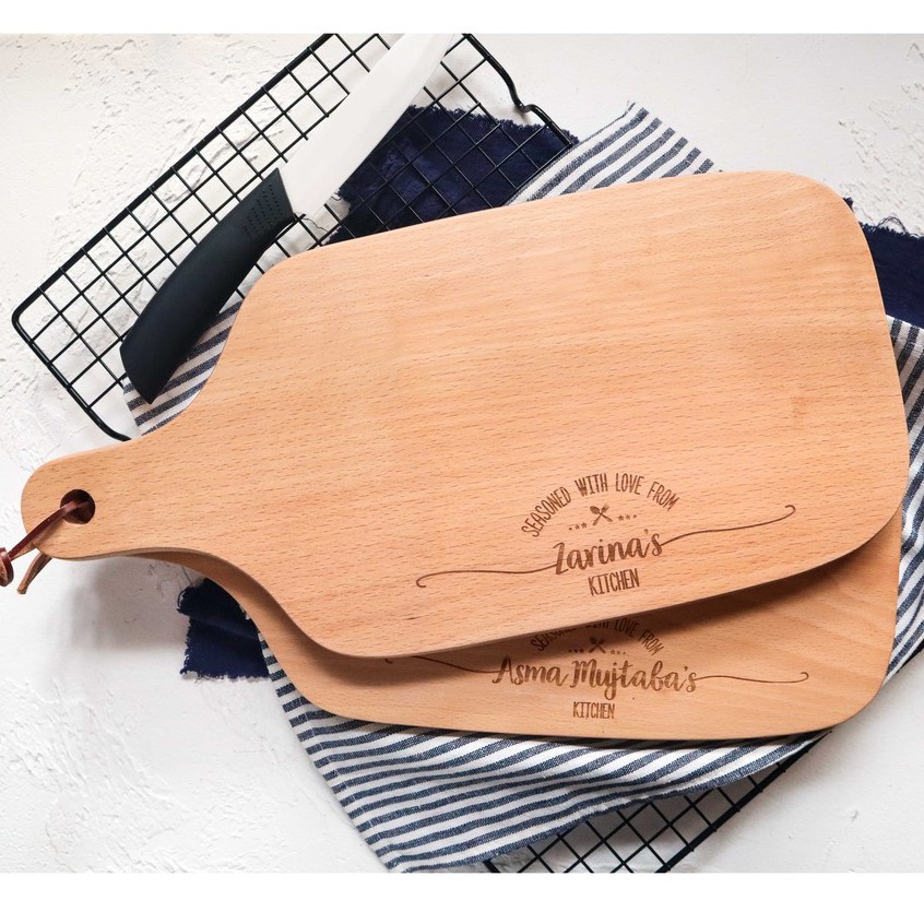 Personalized Seasoned with Love Cutting Chopping Board | Shopee Philippines