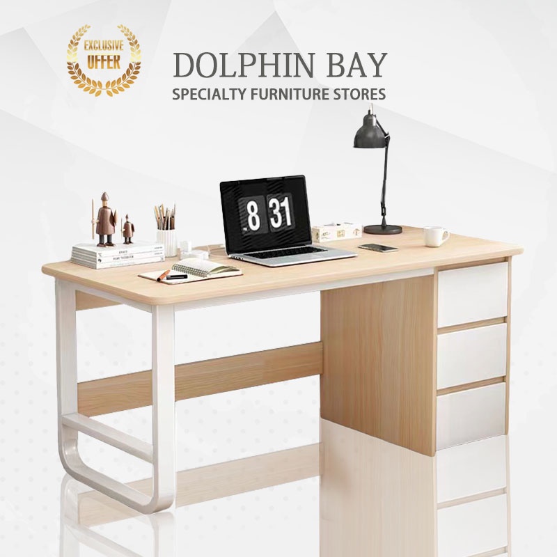 (COD)Fashion simple computer desk furniture study desk desk drawer desk ...