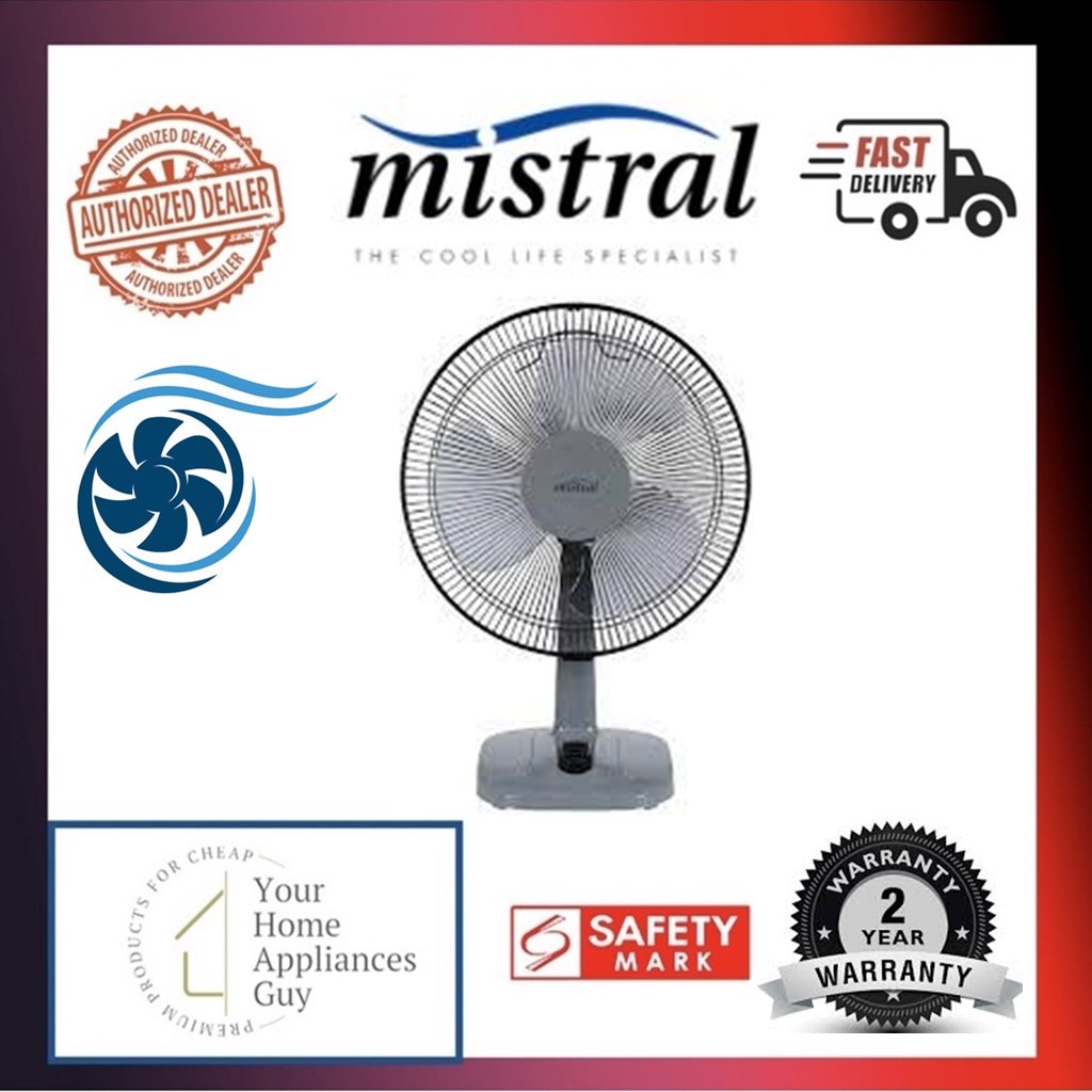 Mistral 12" Table Desk Fan [MTF1203] | Shopee Philippines