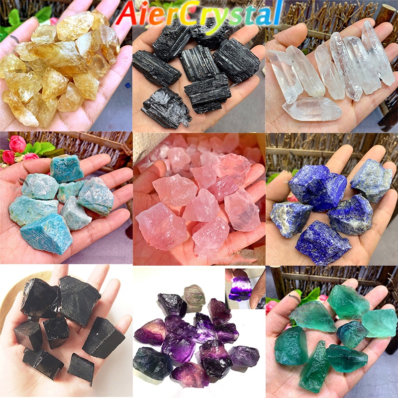 100g Piedras Natural Mineral Stone and Crystals Rose Quartz Labradorite ...