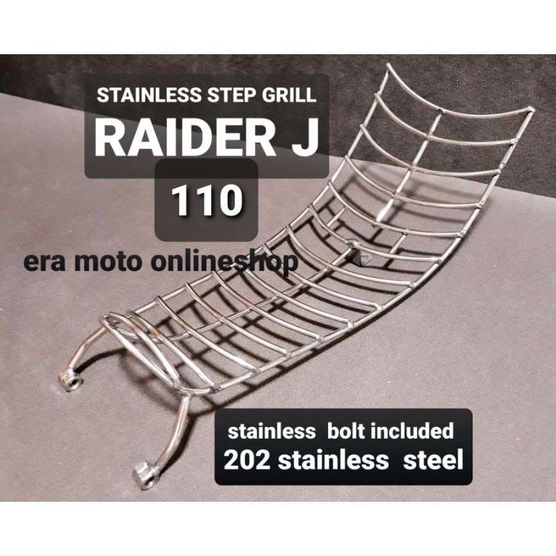 Stainless Step Grill Raider j 110/Pro | Shopee Philippines