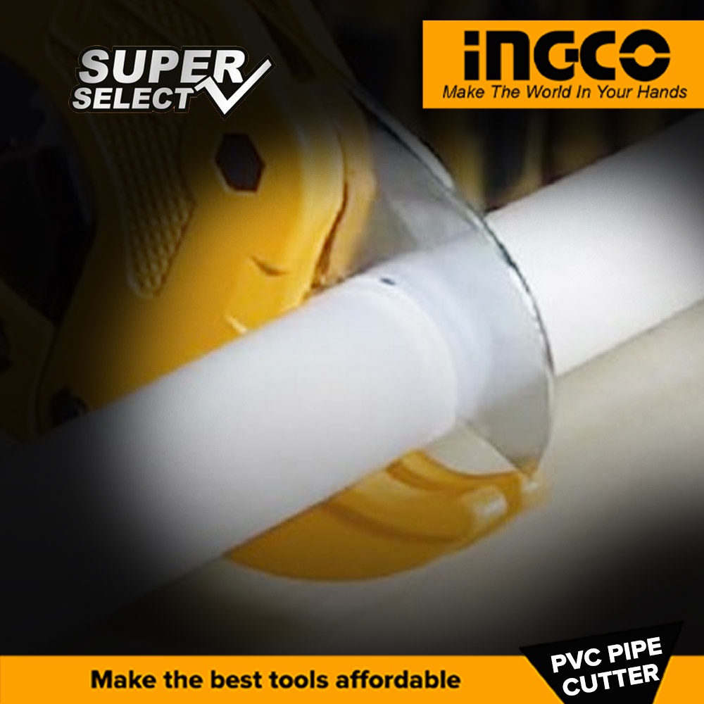 Ingco HPCS05428 PPR PVC Pipe Cutter 3-42mm with Automatic Opening Mode ...
