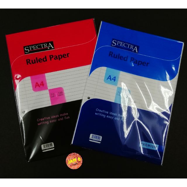 A4 Ruled Paper/Kertas kajang/Examination Pad | Shopee Philippines