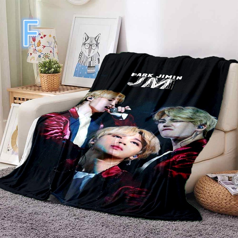Customizable BTS Blanket Picnic Kim Namjoon, Seokjin, Min Yoongi, Jung ...