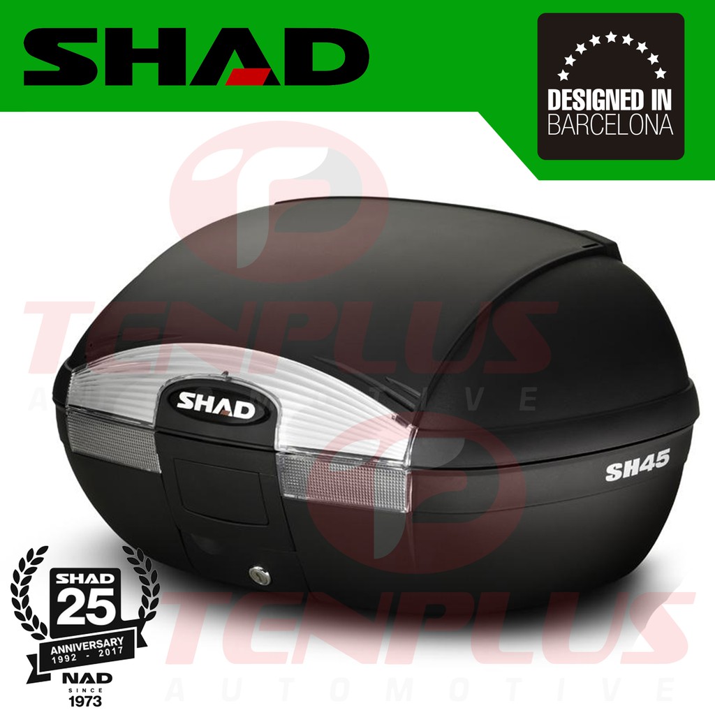 SHAD Motorcycle Box Sh45 Black | Shopee Philippines