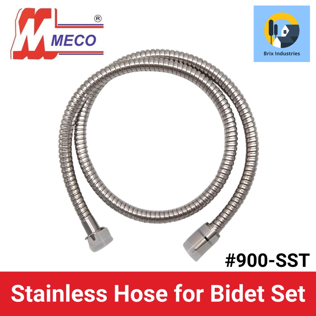 Meco Stainless Steel Hose for Bidet Set 42"(110cm) #900-SST Anti-Rust Brix Industries Manila ...