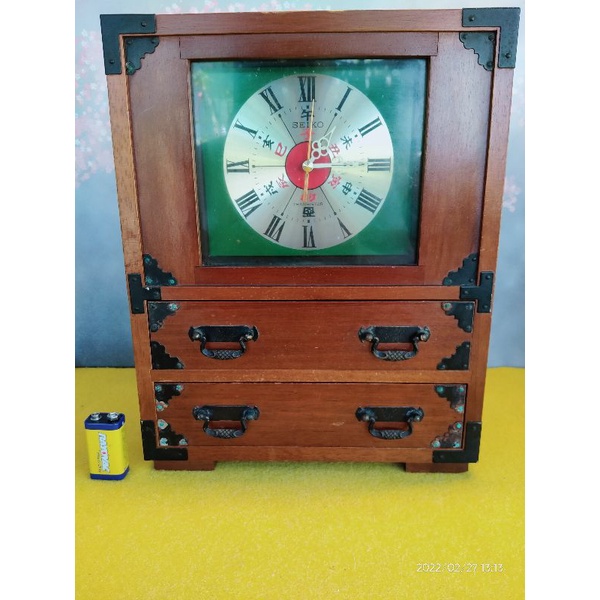 Vintage Table Clock Desk Clock JAPAN | Shopee Philippines