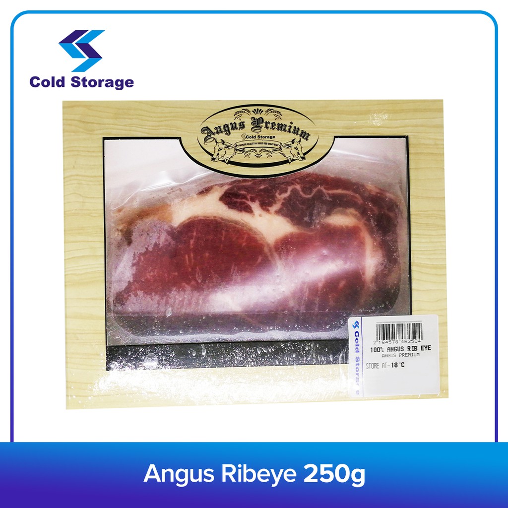 Cold Storage Angus Ribeye Steak 250g | Shopee Philippines