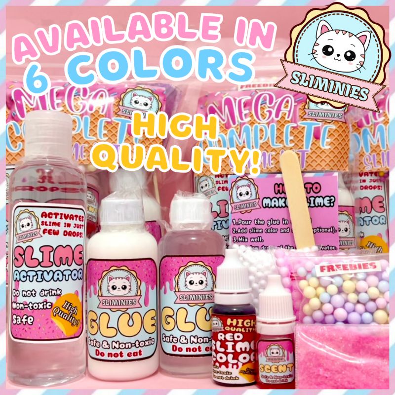 MEGA COMPLETE SLIME KIT BY SLIMINIES | Shopee Philippines
