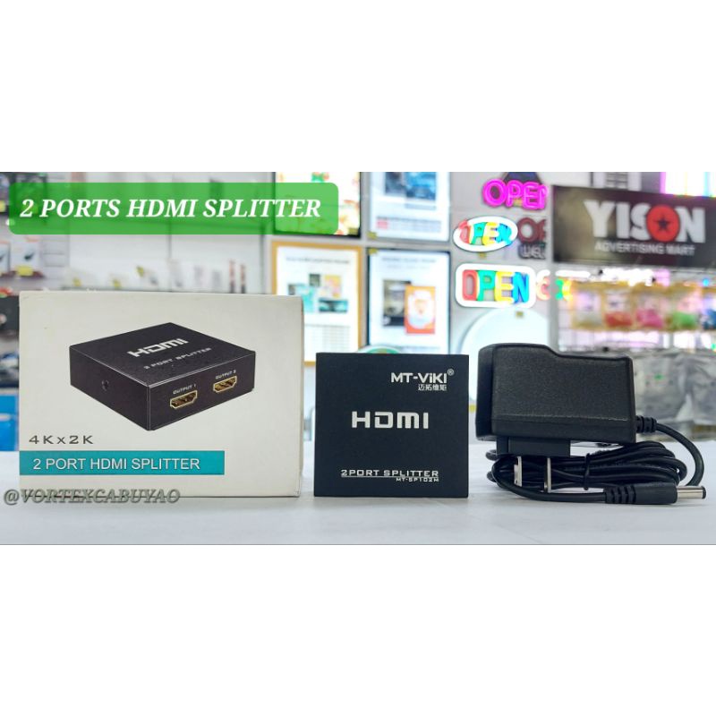 HDMI SPLITTER 2 PORTS (HIGH RESOLUTION) | Shopee Philippines
