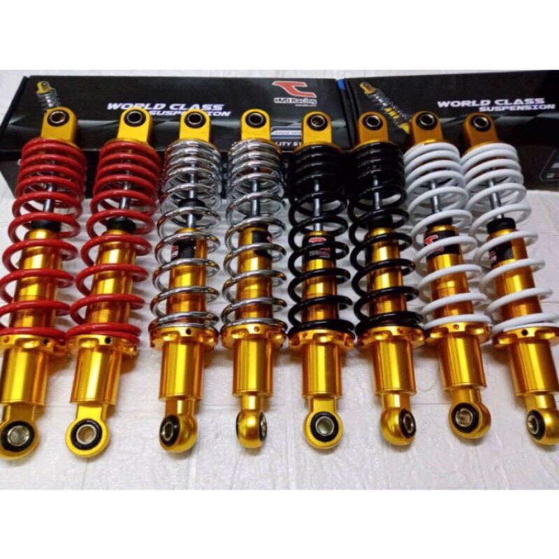 xrm rear shock 310mm (hvd Racing)(xrm /wave/smash) | Shopee Philippines