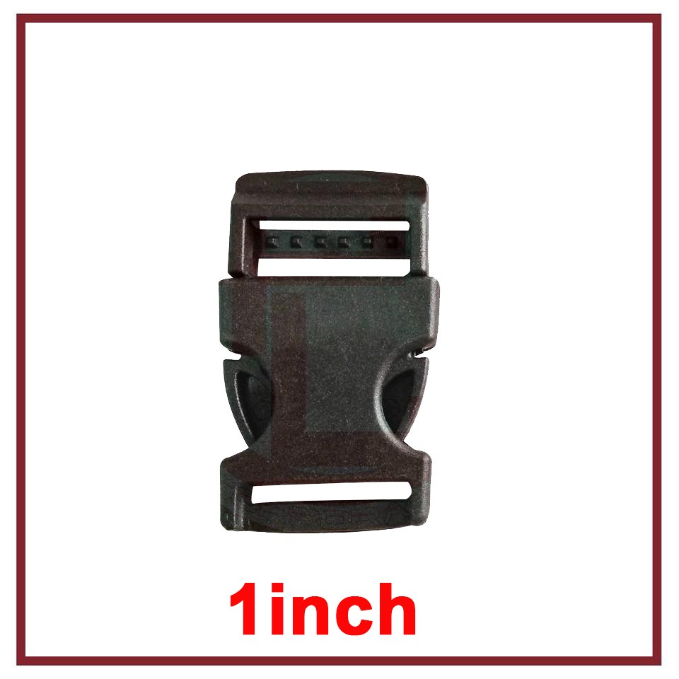 100 PCS SIDE RELEASE / PLASTIC ID BUCKLE 3/4 SIZE AND 1 INCH SIZE ...