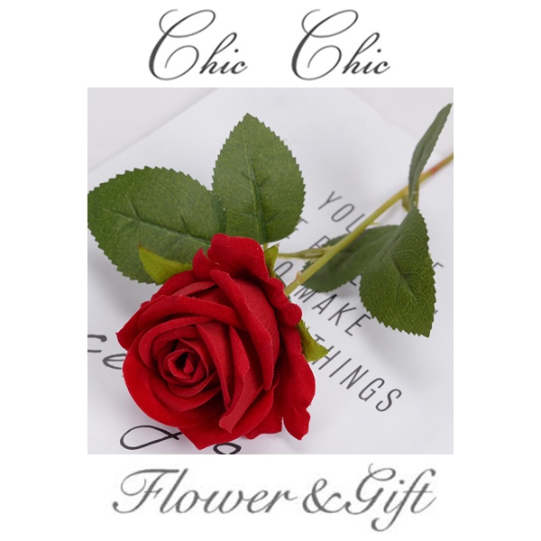 High Quality Velvet Rose&Cloth Rose Fake Rose Fake Flowers Artificial ...