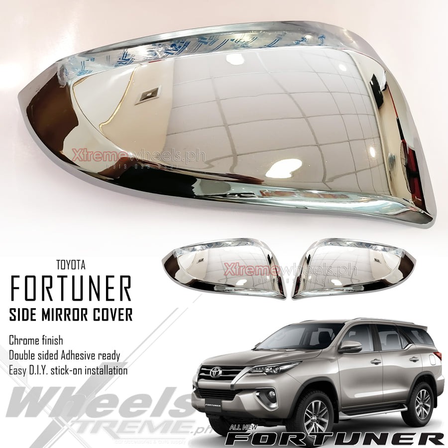 Toyota Fortuner 2016-2025 Side Mirror Protector Cover Chrome ( fortuner ...