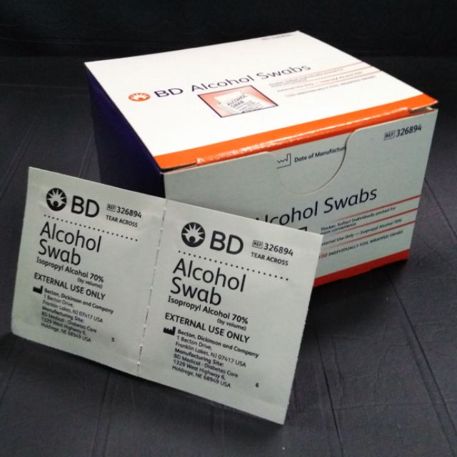 BD Alcohol swab Becton Dickenson | Shopee Philippines