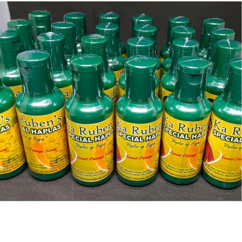 Ka Ruben''s Special Haplas (60mL) Liniment Oil | Shopee Philippines