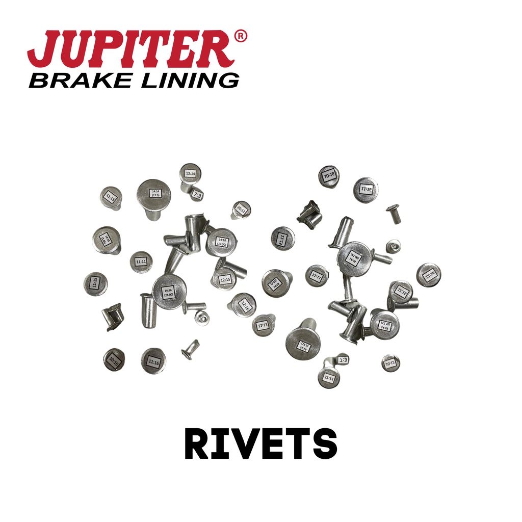 Jupiter Brake Lining - Aluminum Rivets | Shopee Philippines