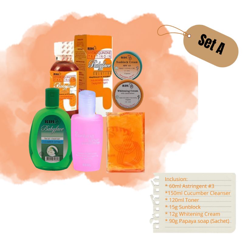 RDL BEAUTY SET (clear skin set) | Shopee Philippines