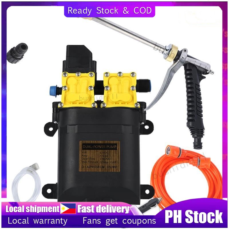 12V 160PSI High Pressure Car Washer Cleaner Water Wash Pump Sprayer ...