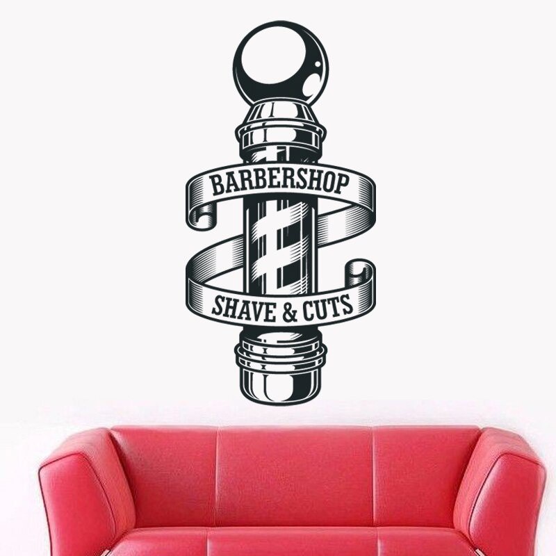 Barbershop Sticker Bread Decal Posters Vinyl Wall Art Decor Windows ...