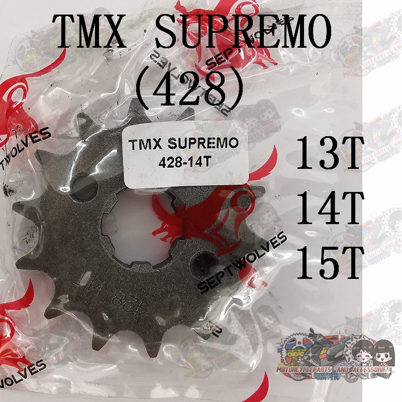 LJ Motorcycle Engine Front Sprocket Tmx Supremo(13T/14T/15T) | Shopee ...