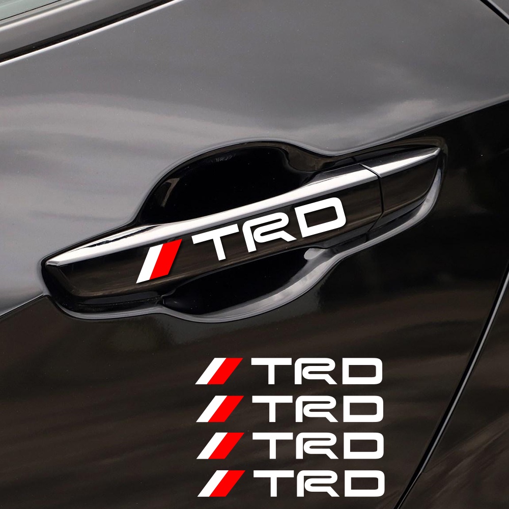 Auto007 Reflective Sticker TRD Car Doorknob Auto Decoration C-4 | Shopee Philippines