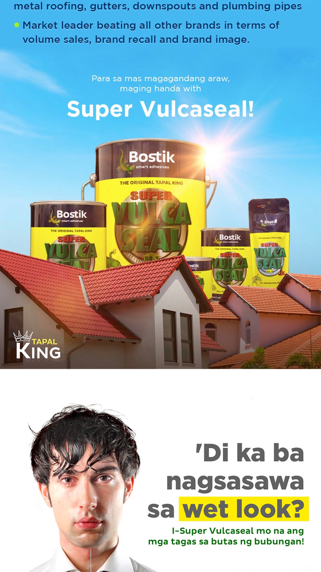 Bostik Super Vulcaseal Elastomeric All-Around Sealant 4Liters-For ...