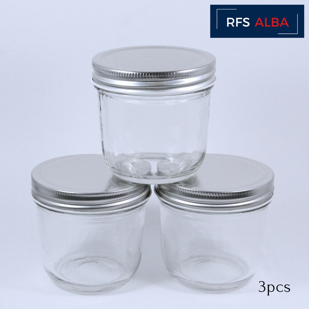 Mason Jar (4 pack) - 250ml Excellent Quality | Shopee Philippines