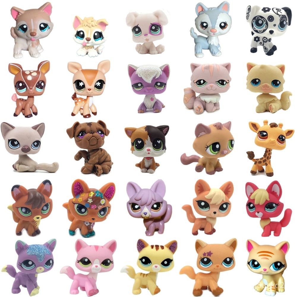 ♦ Lps Cat Rare Littlest Pet Shop Cute Toys Stands Short Hair Cat ...
