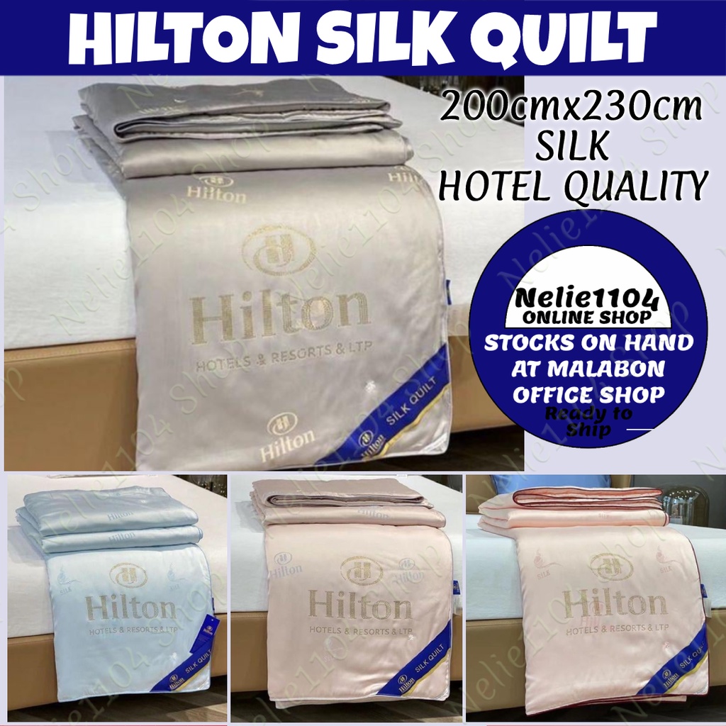 Hilton Silk Quilt Hilton Silk comforter hotel quality comforter thick ...