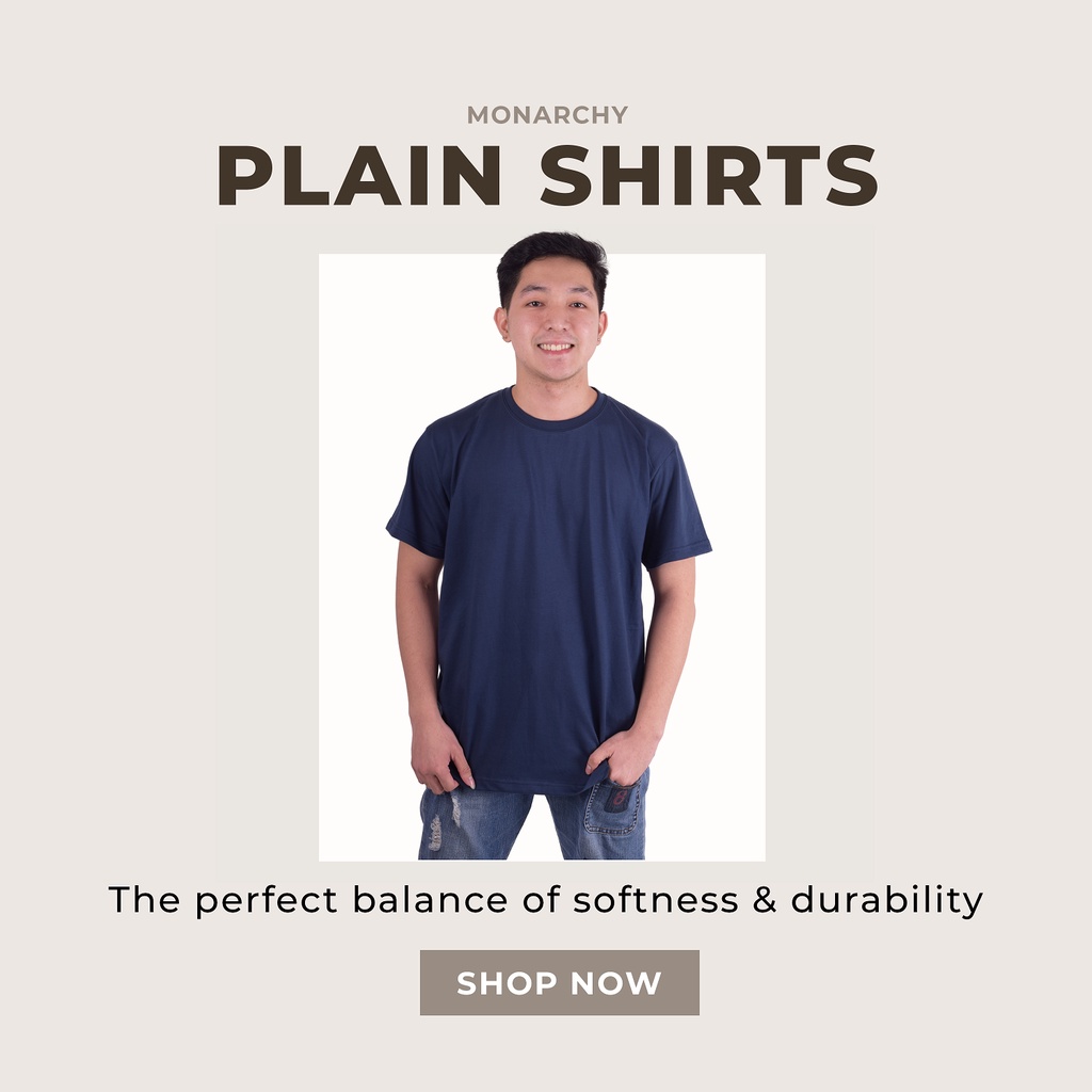Monarchy Official Plain Shirt Premium Quality For Men And Women T-Shirt ...
