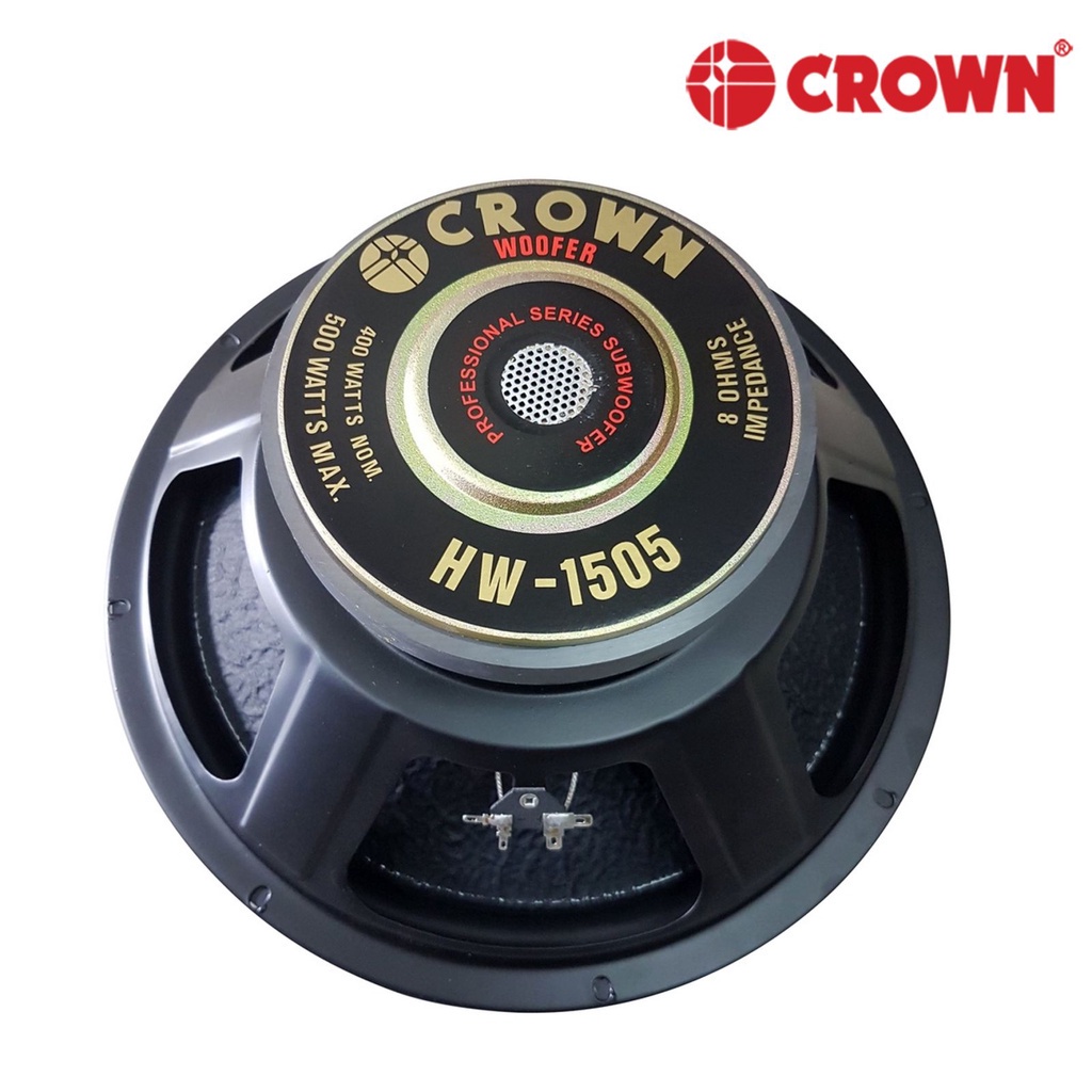 Crown HW-1505 15'' inch High Performance Woofer ( 500 Watts ) | Shopee Philippines
