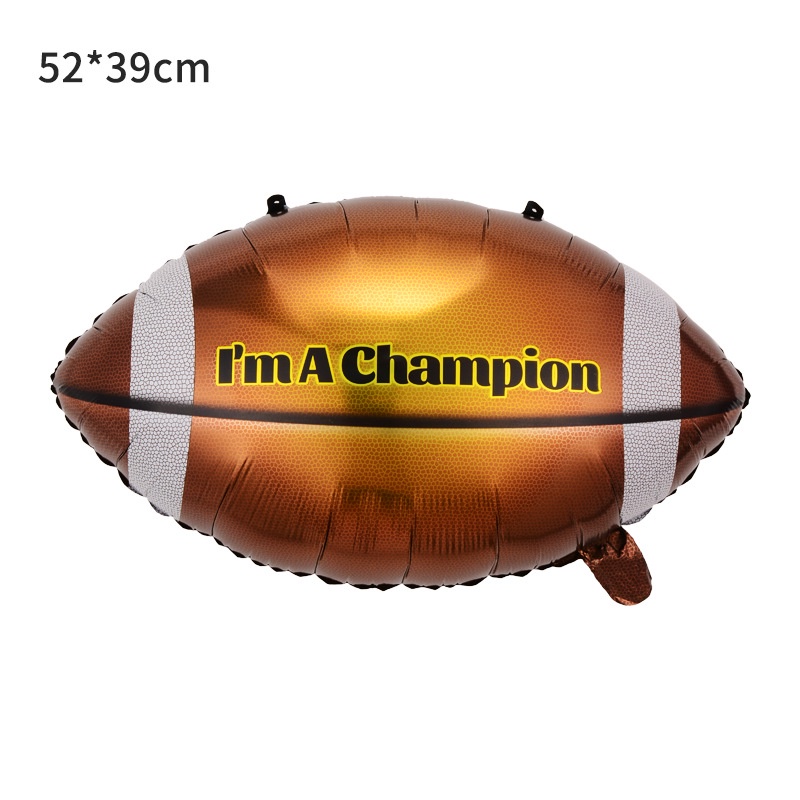 Basketball Football Tennis Baseball Champion Trophy Foil Balloon Sports ...