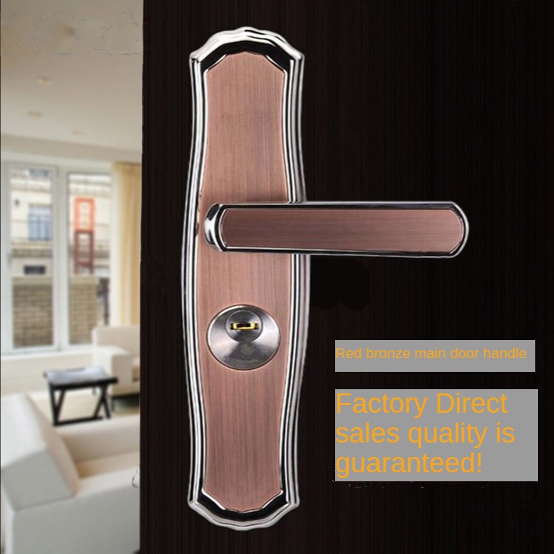 #304 Stainless Steel Anti-theft Door Lock Set Security Handle Entrance ...