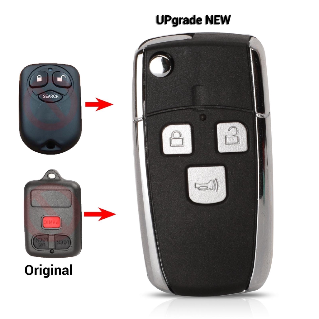 3 Button Modified Flip Folding Car Key Shell For Toyota Byd F3 F3r ...
