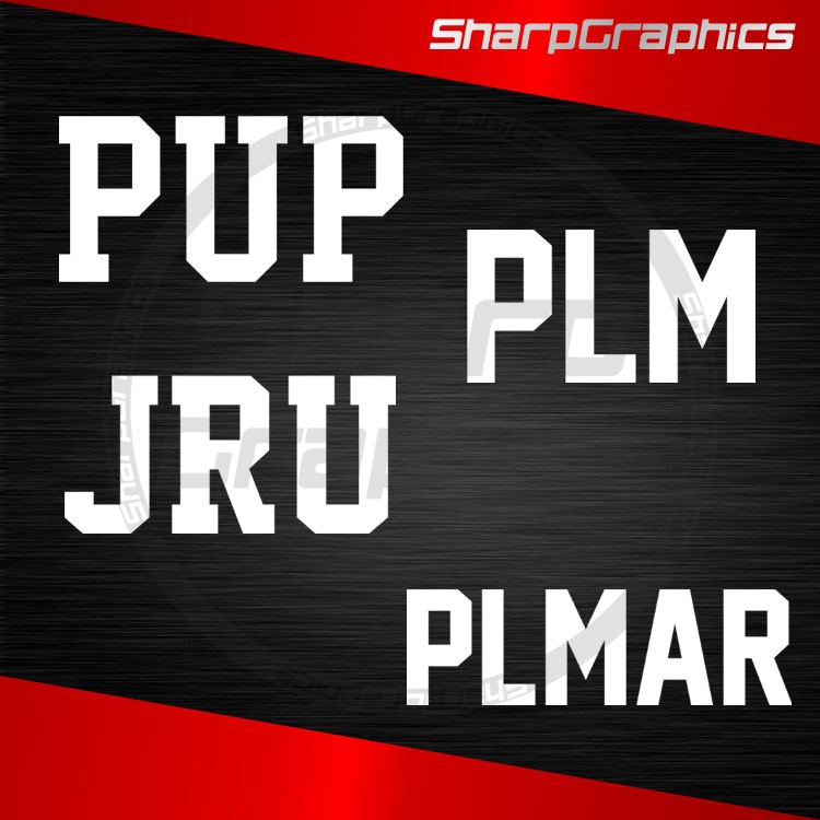 JRU PUP PLM PLMar Sticker Decal | Shopee Philippines