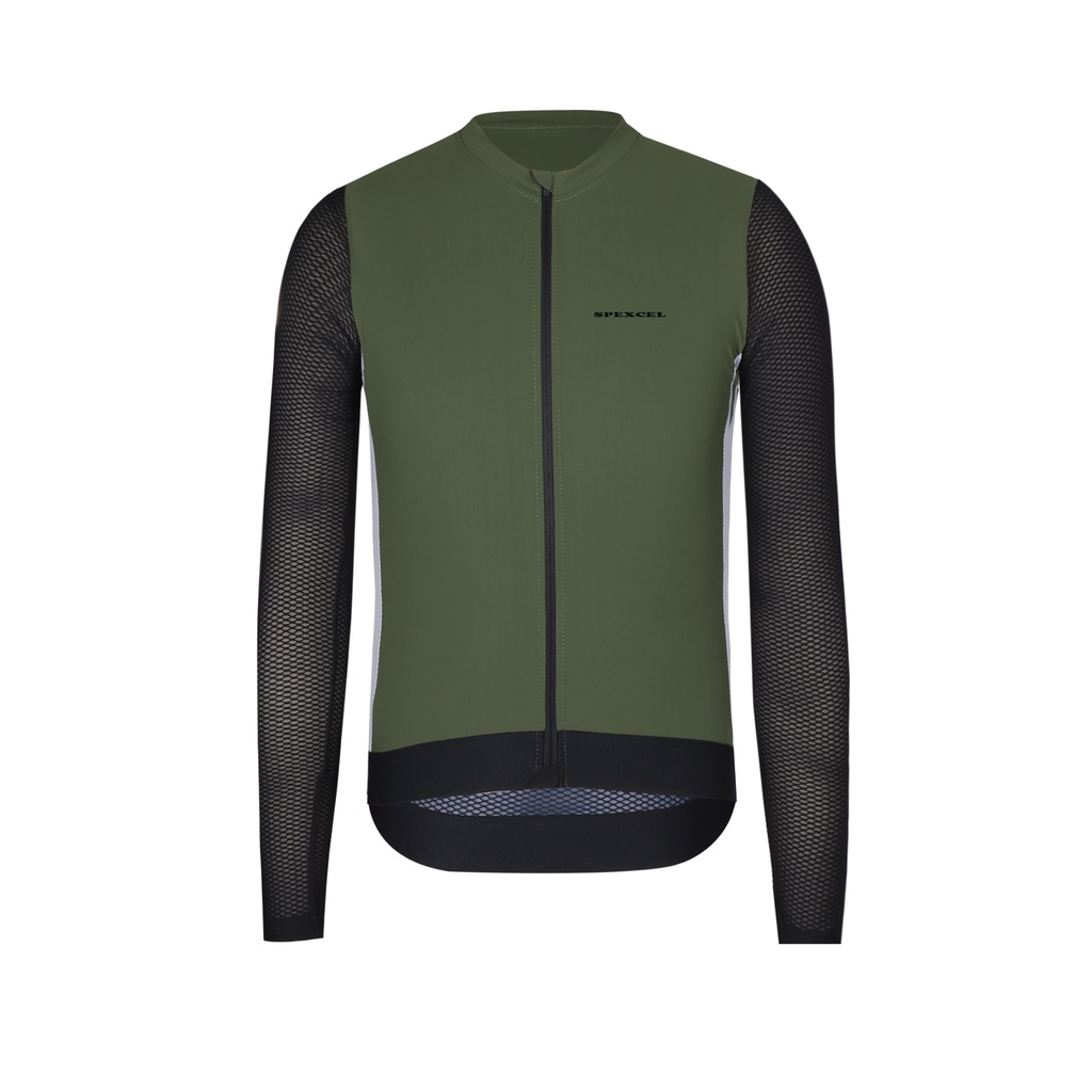 SPEXCEL New Pro Team mesh Long Sleeve Cycling Jersey Sun protection Lightweight Tech Fabric low ...