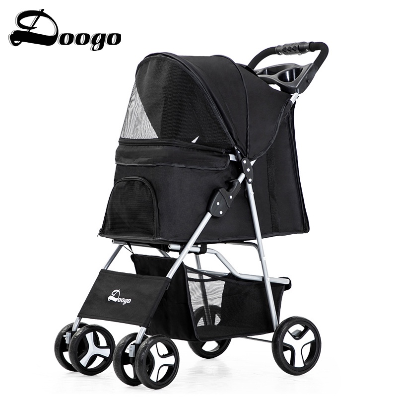 Doogo Pet Foldable Travel Stroller For Dog And Cat Accessories pet ...